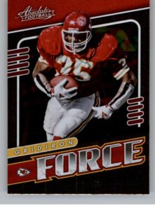 2019 absolute gridiron force #6 christian okoye kansas city chiefs nfl football trading card