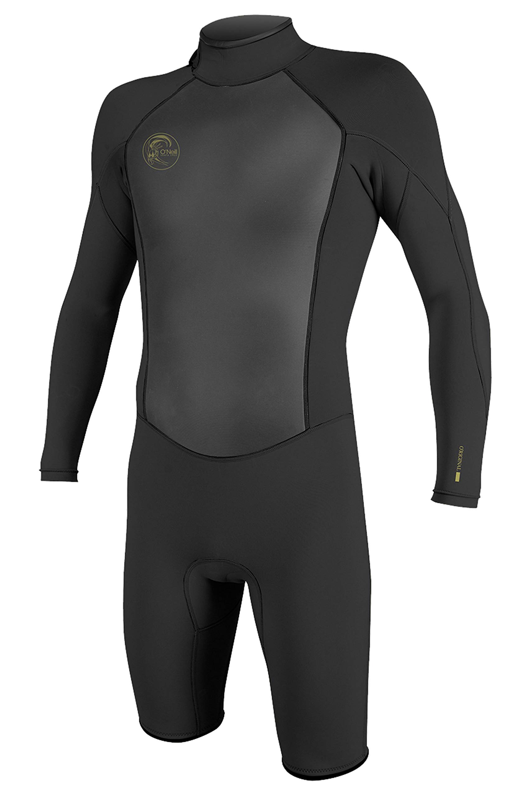 O'Neill Wetsuits mens O'riginal 2mm Back Zip L/S Spring Wetsuits, Black/Black, Medium US