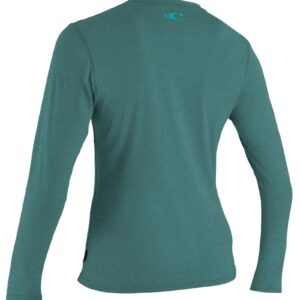 O'Neill Wetsuits Women's Hybrid L/S Sun Shirt Rash Guards, Turquoise, Medium US