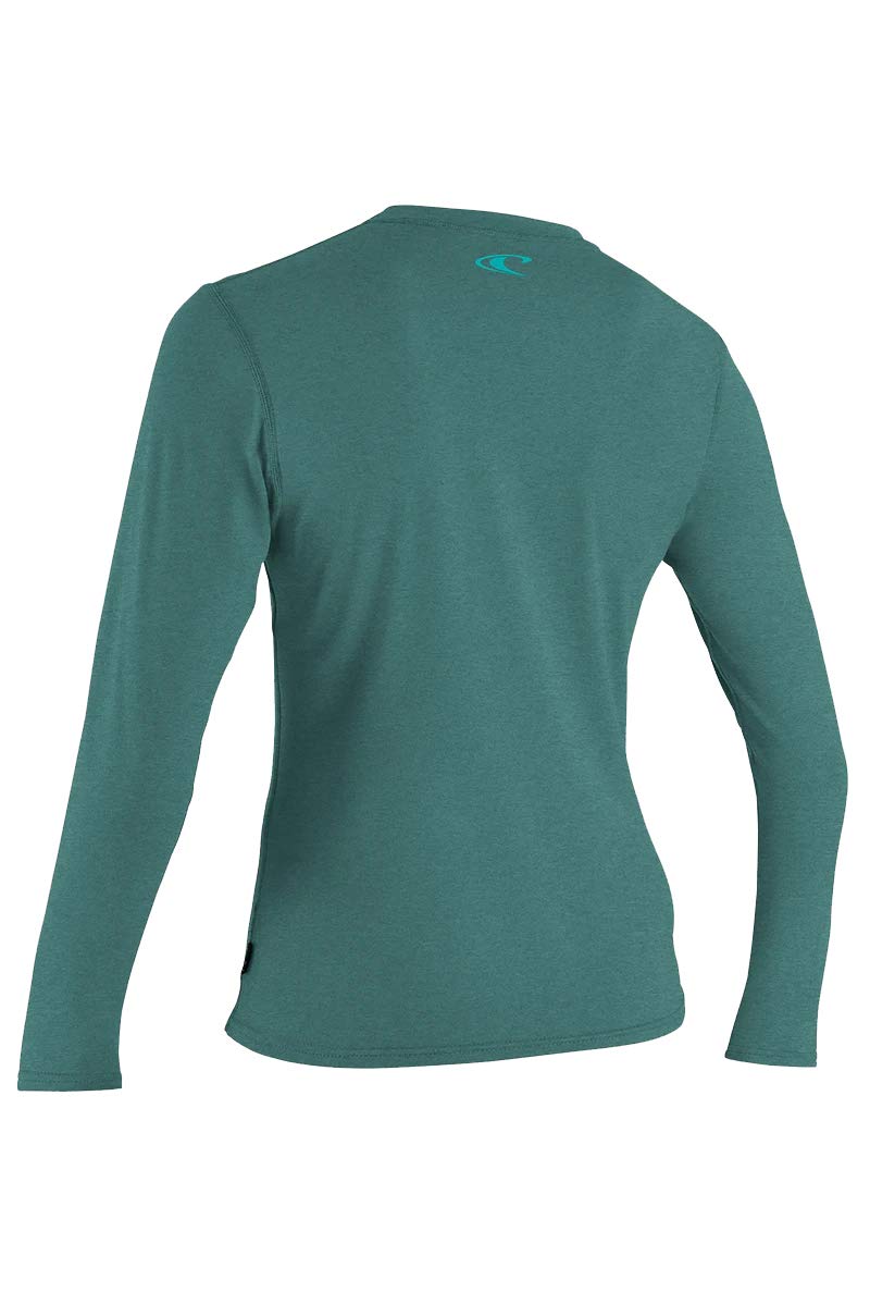 O'Neill Wetsuits Women's Hybrid L/S Sun Shirt Rash Guards, Turquoise, Medium US