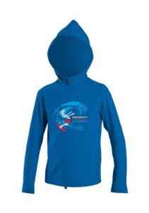 o'neill toddler o'zone long sleeve sun hoodie, ultra blue, 1