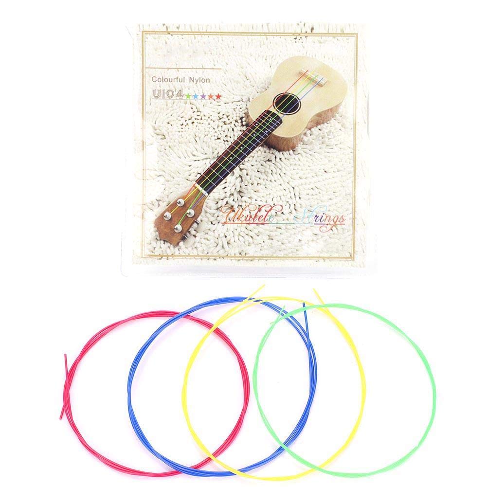 Bnineteenteam, Ukulele Strings (4pcs/Set), Nylon, Custom Light, Colorful, Accessories and Parts for Ukulele