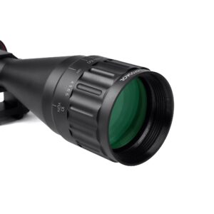 MT4-12x50AOL Red, Green, Blue Illuminated Hunting Rifle Scope/AO Adjustment 4-12X50 Scope (4-12x50 scope+dovetail scope Mount)