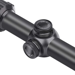 Feyachi Falcon 3-9x40mm Rifle Scope, BDC Reticle 4-inch Long Eye Relief Second Focal Plane Riflescopes, Matte Black 1 inch Tube