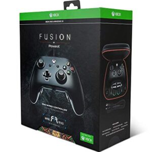 PowerA FUSION Pro Wired Controller for Xbox One - Black, Gamepad, Wired Video Game Controller, Gaming Controller, Xbox One, Works with Xbox Series X|S