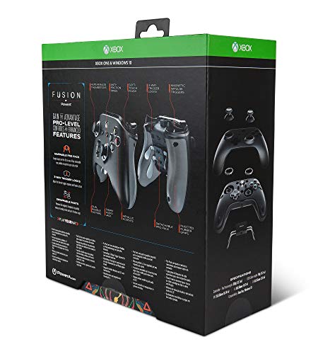 PowerA FUSION Pro Wired Controller for Xbox One - Black, Gamepad, Wired Video Game Controller, Gaming Controller, Xbox One, Works with Xbox Series X|S