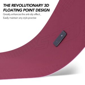 JELS Extra Thick Yoga Mat, 2/5 inch, Ergonomic 3D Non Slip Design, SGS Certified TPE Material, Yoga Mat for Men Women with Carrying Strap,Exercises Mat for Yoga, Pilates and Floor Workout(72"x26")