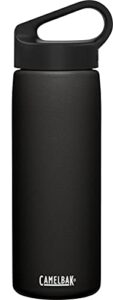 camelbak carry cap bottle - vacuum insulated stainless steel - easy carry, 20oz, black