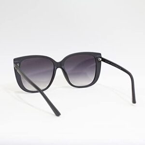 Quay - Womens Sunglasses, Square Lenses with UV Protection, Oversized Sunglasses (Ever After, Matte Black)