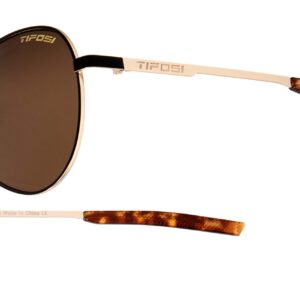 Tifosi Optics Shwae Aviator Sunglasses (Midnight Gold, Brown)