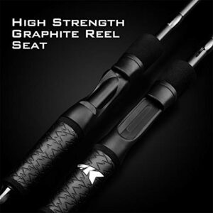 KastKing Crixus Fishing Rods, Spinning Rod 6ft 6in-Light - M Fast-2pcs