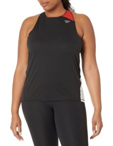 reebok singlet tank, black, 2xs