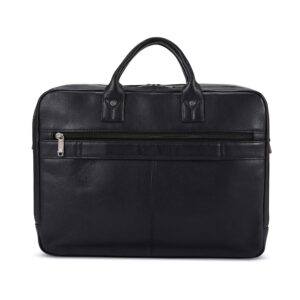 Samsonite Classic Leather Toploader Briefcase, Black, One Size