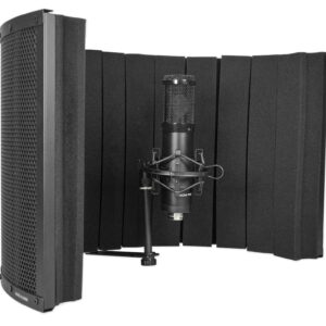 Rockville Large Studio Mic Isolation Shield Vocal Recording Booth (ROCKSHIELD 4)