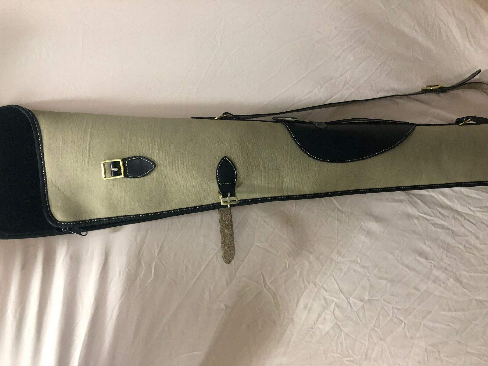 Equinez Tools RAXINE LEATHER HUNTING SHOT GUN CASE