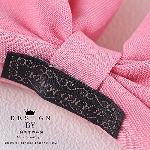 MXXGMYJ Women Big Bows Headbands Bow Headband Hairbands for Women Girls Bow Hair Hoop Birthday Halloween Christmas Party Costume Accessories Gifts Pink 1Pcs