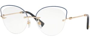 eyeglasses valentino va 1015 3034 pale gold/blue