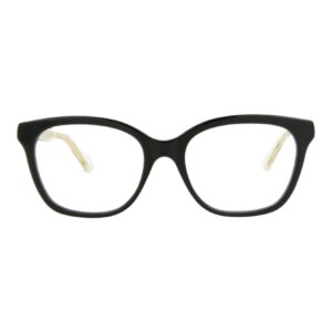 Gucci GG 0566O 001 Black Plastic Square Eyeglasses 52mm