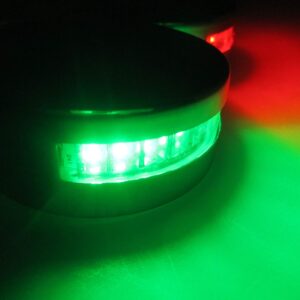 Pactrade Marine Horizontal SS304 Navigation Light LED Green Starboard Red Port