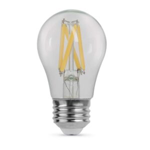 feit electric bpa1575/827/fil/2 75 watt equivalent 800 lumen dimmable a15 led filament light bulb e26 base, 3.2"h x 1.85"d, 2700k (soft white), 2 piece