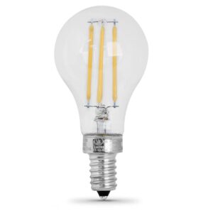 feit electric bpa1575c/827/fil/2 75w eq dm led light bulbs, 2 bulbs