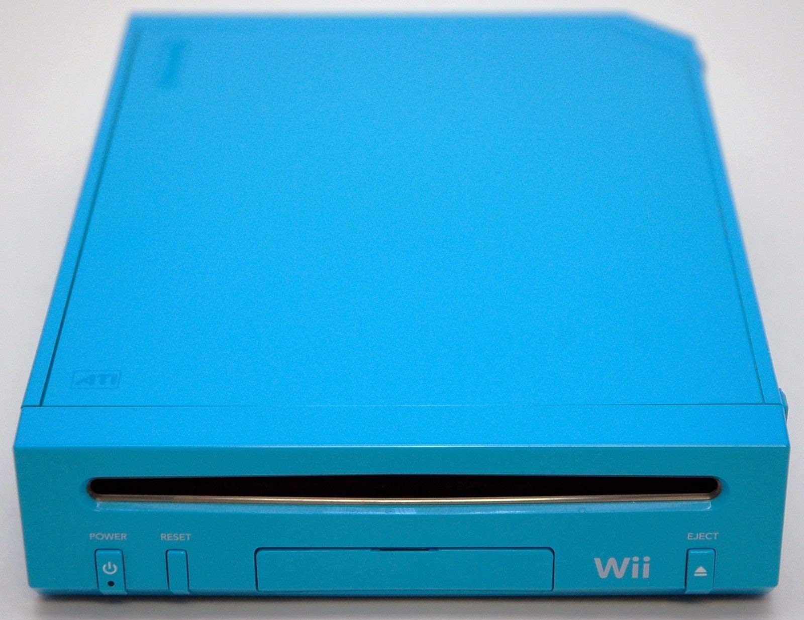 Nintendo Wii Limited Edition Blue Video Game Console (Renewed)