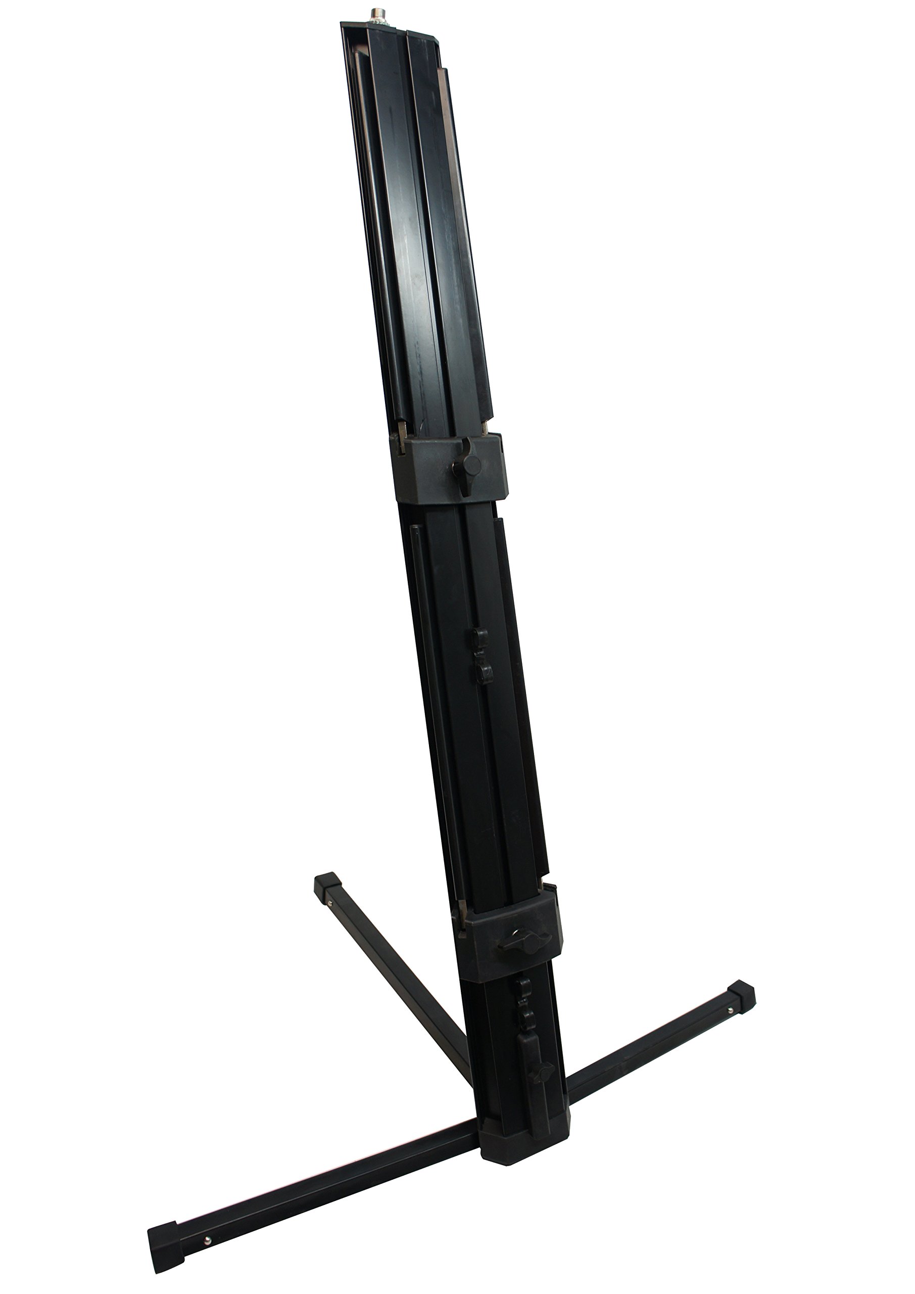 Harmony Audio HA-KEYSTAND Professional 2-Tier Column Keyboard Stand with 5/8" Mic Mount Ver2.0