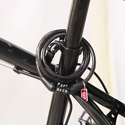 Simlug Bike Lock Cable AntiTheft Bike Mountain Bicycle Fixed Password Chain Lock Cable Steel Safety Lock Coded Bicycle Lock