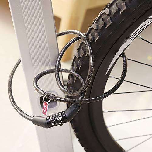 Simlug Bike Lock Cable AntiTheft Bike Mountain Bicycle Fixed Password Chain Lock Cable Steel Safety Lock Coded Bicycle Lock