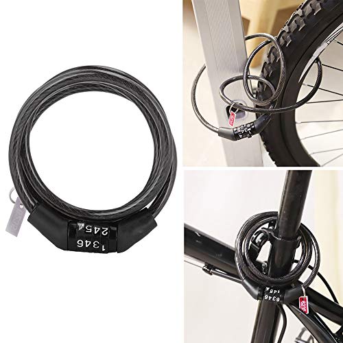 Simlug Bike Lock Cable AntiTheft Bike Mountain Bicycle Fixed Password Chain Lock Cable Steel Safety Lock Coded Bicycle Lock