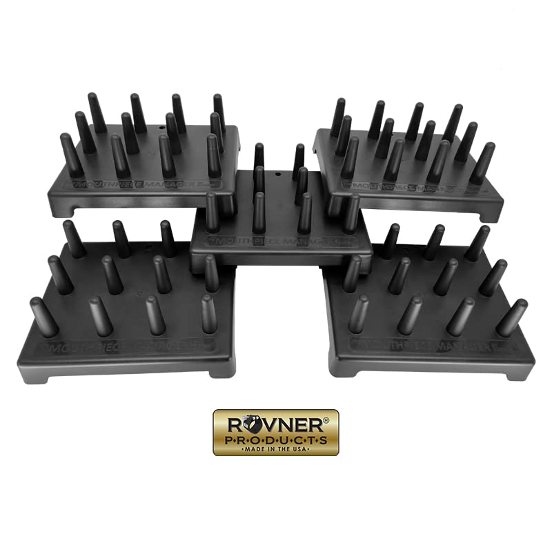 ROVNER Mouthpiece Manager for Displaying or Storing Saxophone and Clarinet Mouthpieces