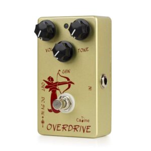 caline overdrive guitar effects pedal guitar distortions pedal metal true bypass golden cp-99