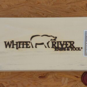 White River M1 Caper, Canvas Black/Olive Micarta