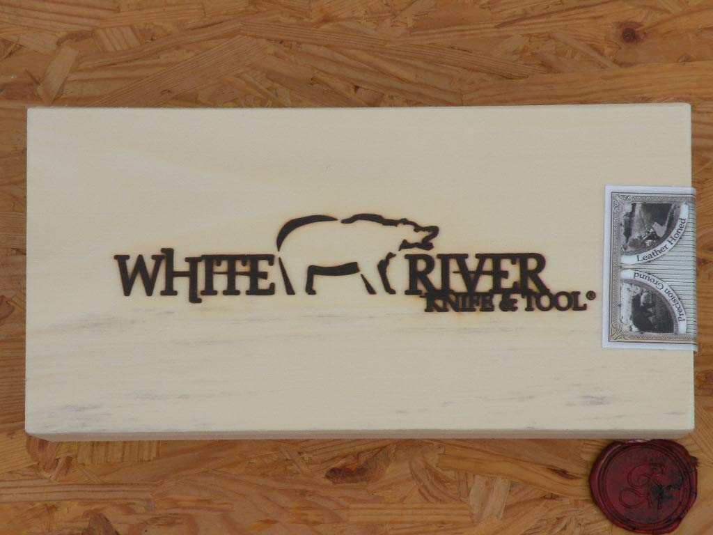 White River M1 Caper, Canvas Black/Olive Micarta