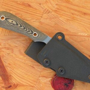 White River M1 Caper, Canvas Black/Olive Micarta