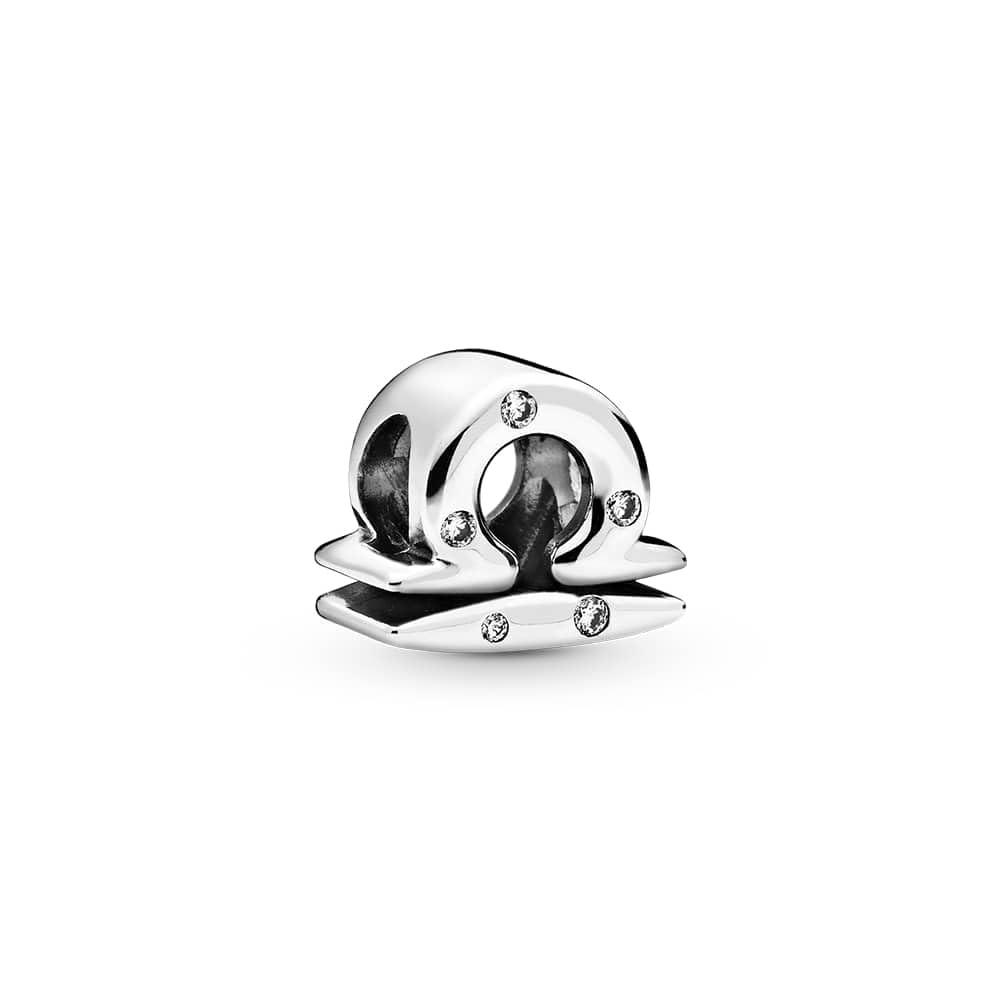 Pandora Sparkling Libra Zodiac Charm - Compatible Moments Bracelets - Jewelry for Women - Gift for Women in Your Life - Made with Sterling Silver & Cubic Zirconia, No Gift Box