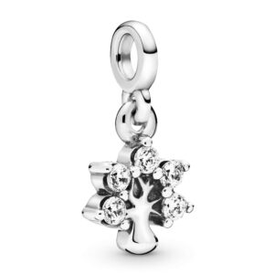 pandora me jewelry tree dangle cubic zirconia charm in sterling silver