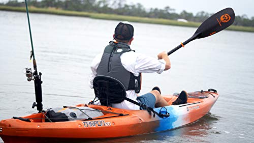 Wilderness Systems Tarpon 120 - Sit on Top Fishing Kayak - Premium Angler Kayak - Adjustable and Designed Seat - 12.3 ft - Fossil Tan