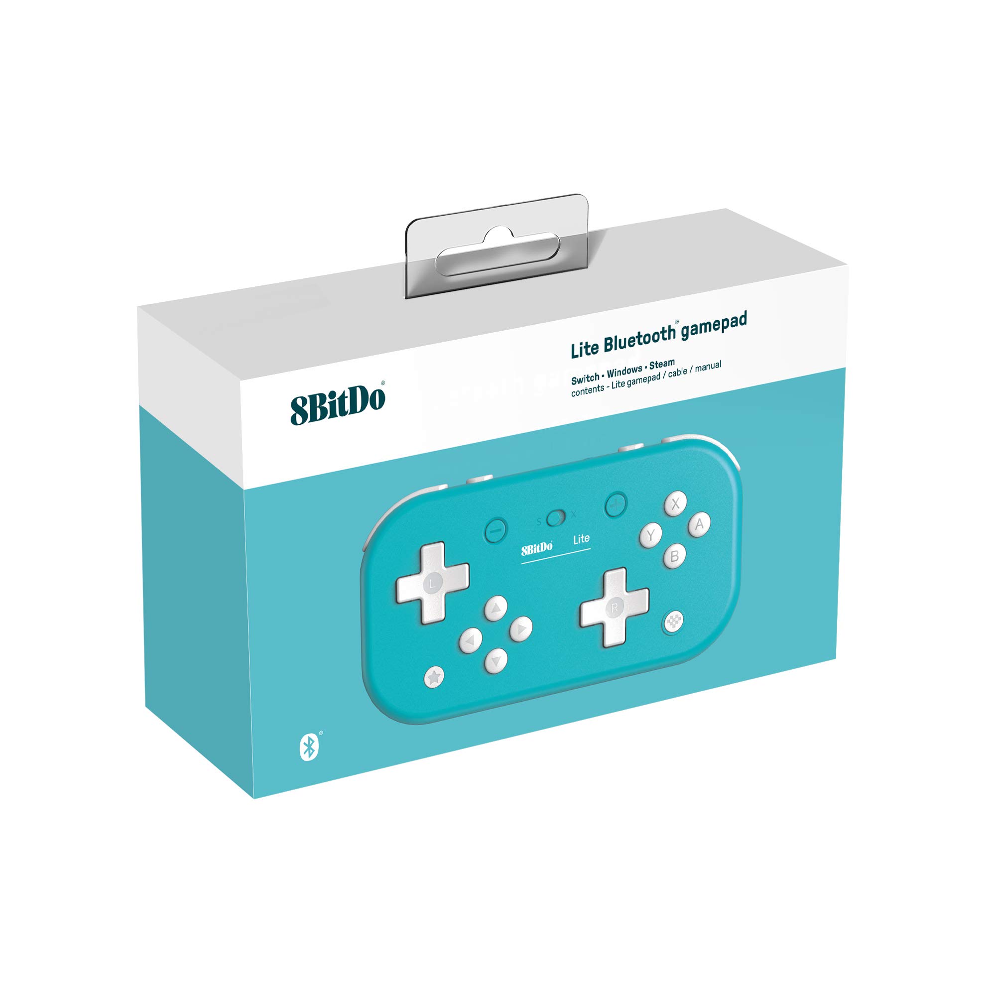 8Bitdo Lite Bluetooth Gamepad for Switch Lite, Switch & Windows (Turquoise Edition)