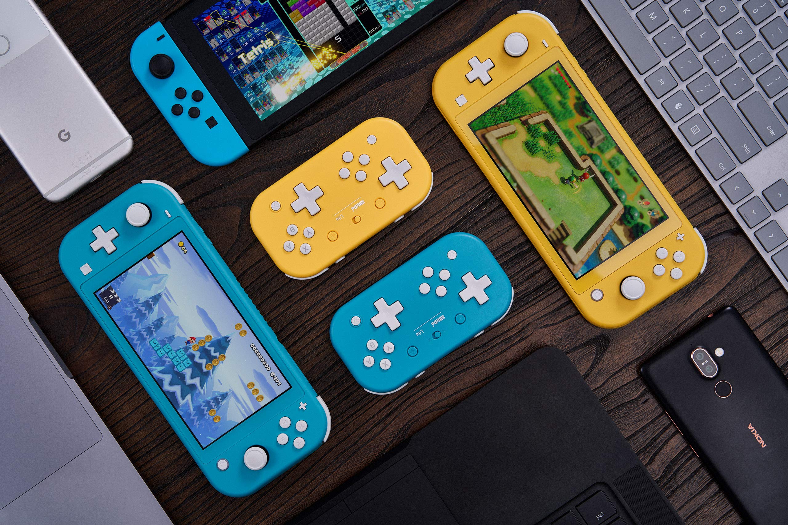 8Bitdo Lite Bluetooth Gamepad for Switch Lite, Switch & Windows (Turquoise Edition)