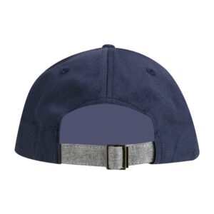 Ford Vintage Script Chino Twill Adjustable Baseball Cap, Blue and Grey