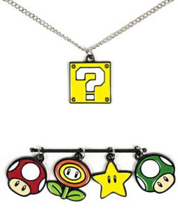 nintendo necklace set - super mario