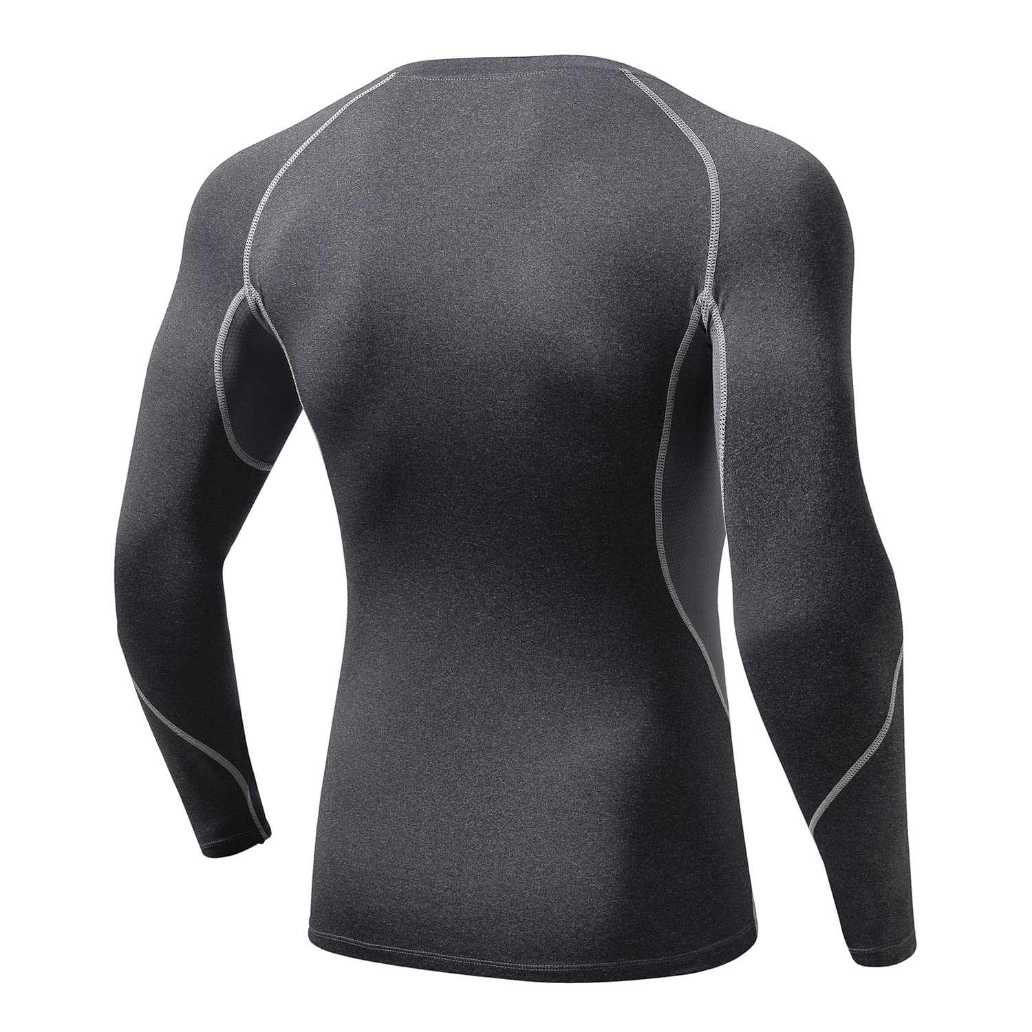 Milin Naco Compression Shirts for Men Long Sleeve Compression Undershirts Dry Fit Compression Shirt Baselayer Rash Guard