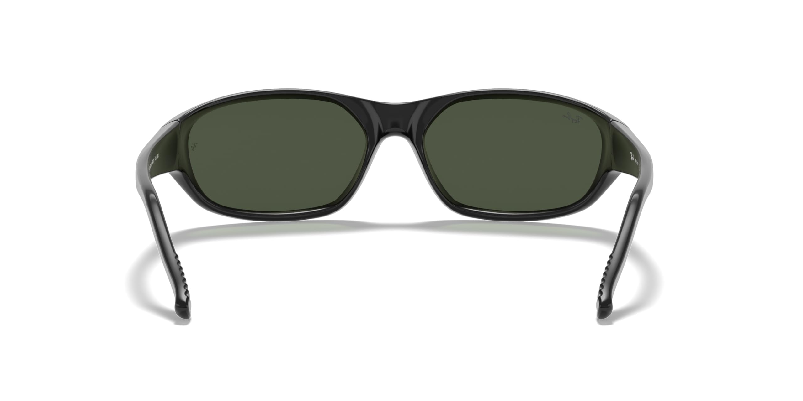 Ray-Ban Men's RB2016 Daddy-O Rectangular Sunglasses, Black/G-15 Green, 59 mm