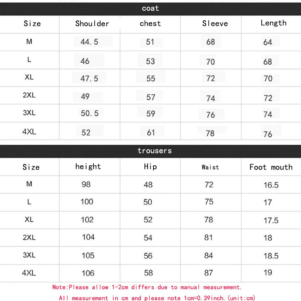 xzbailisha Men Winter Autumn Two Pieces Set Casual Slim Hooded Jacket and Pants Suit