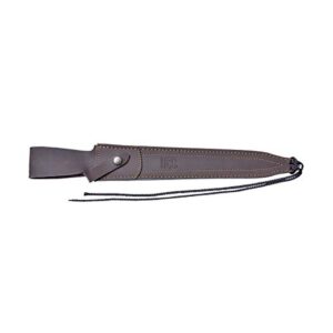 Joker Hunting Knife CC29 Guepardo with Deer Handle, 11,8 inches Blade, Brown Leather Sheath, Fishing Tool, Hunting, Camping and Hiking