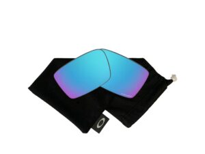 oakley original gascan oo9014 prizm sapphire iridium replacement lenses for men for women+bundle microfiber cloth bag