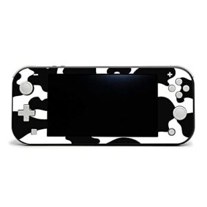 mightyskins skin compatible with nintendo switch lite - cow print | protective, durable, and unique vinyl decal wrap cover | easy to apply, remove, and change styles | made in the usa