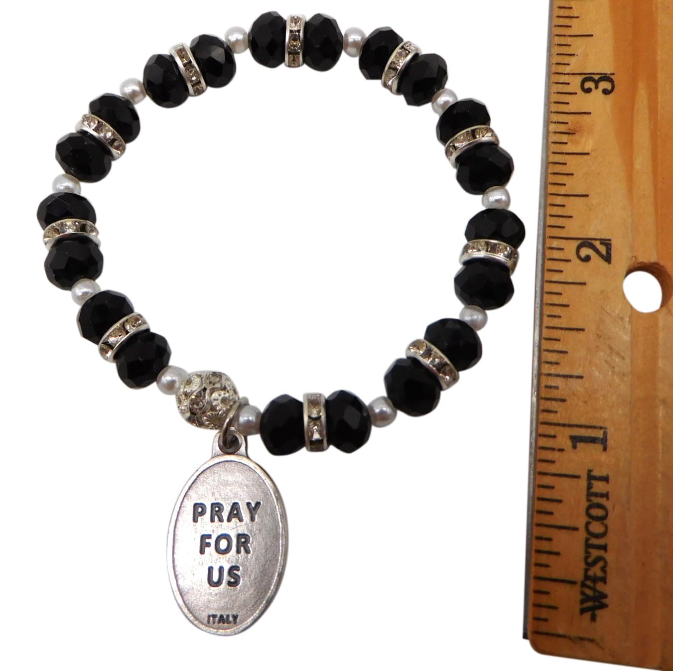 Westman Works St Peregrine Cancer Healing Saint Gift Set with Italian Bracelet and Holy Prayer Card