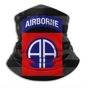 82nd airborne division military logo unisex bandanas mouth mask face masks cover neck warmer for dust wind sun uv